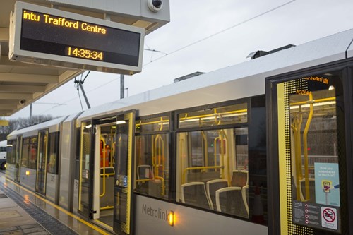 Metrolink opening date announced enhancing connectivity to TraffordCity